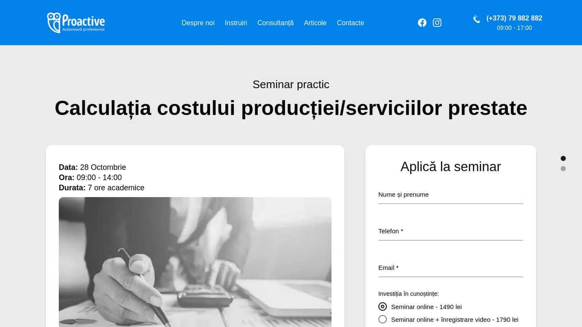 Calculația costurilor de producție
