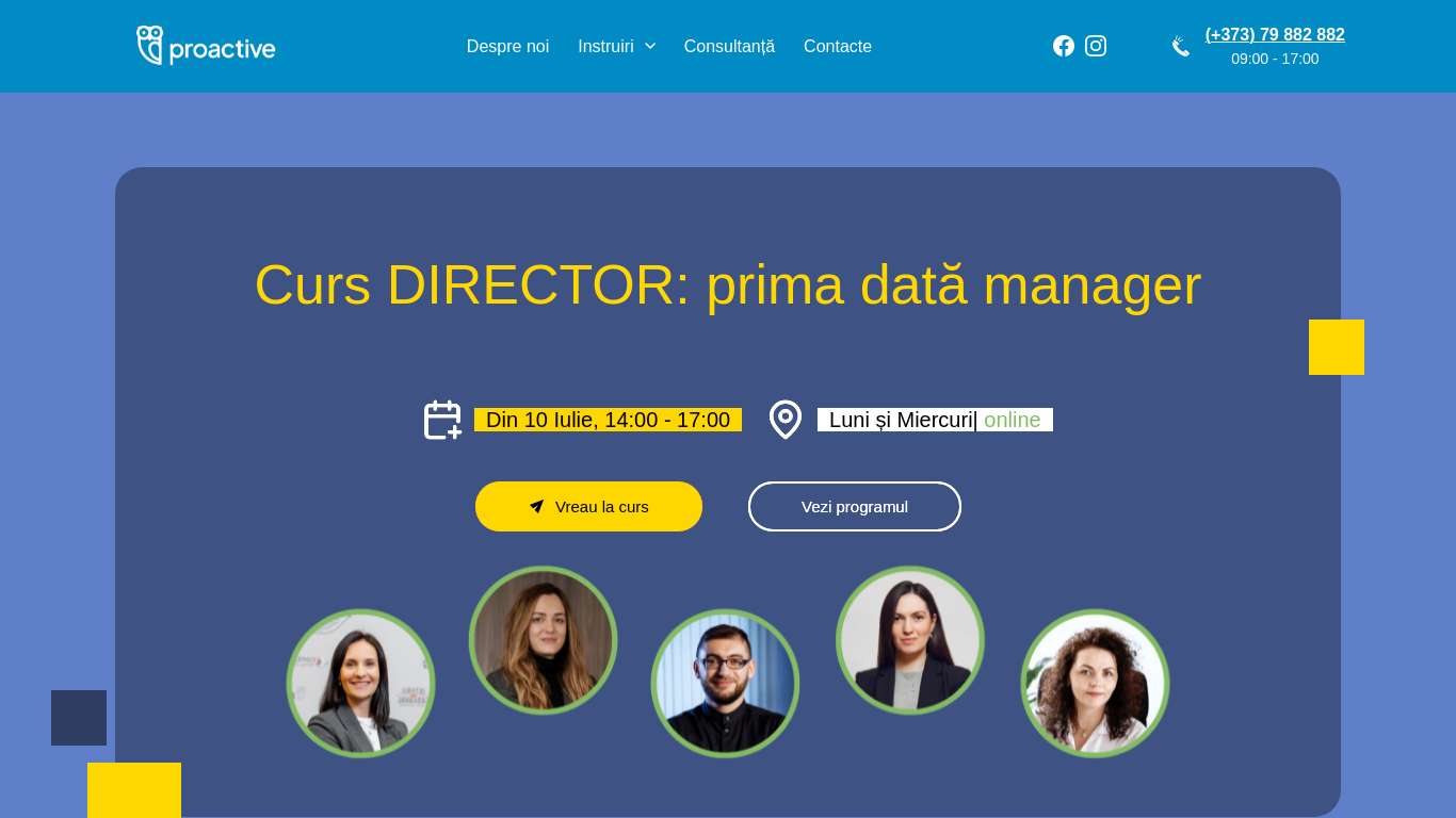 Curs Director: pregătit pentru succes